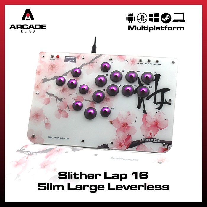 Jual Slither Lap 16 Leverless PS5 Xbox Large Hitbox Controller Hitbox ...