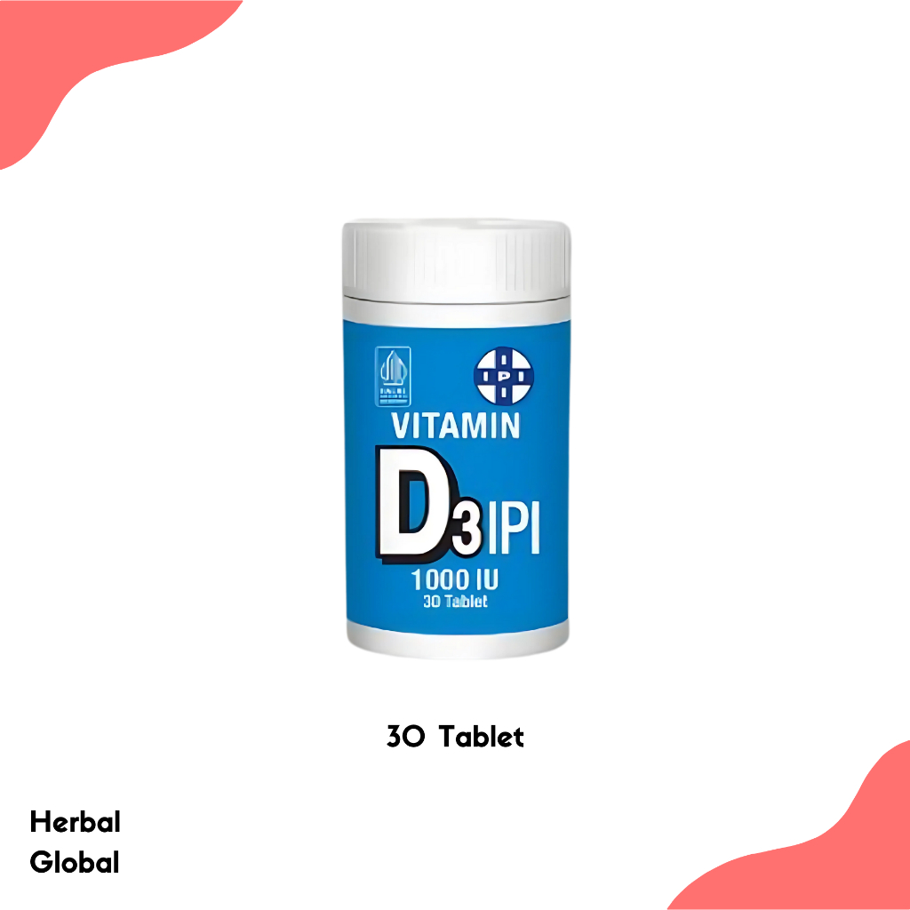 Jual Vitamin D3 1000 IU IPI isi 30 Tablet | Shopee Indonesia
