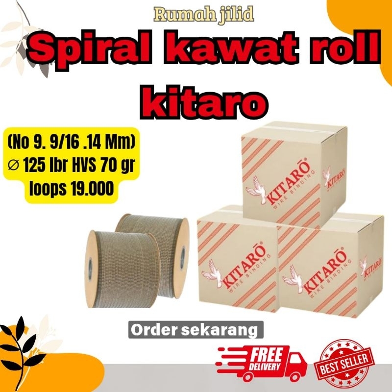 Jual SPIRAL KALENDER UKURAN 9/16" MERK KITARO HARGA MURAL SPIRAL ROLL ...