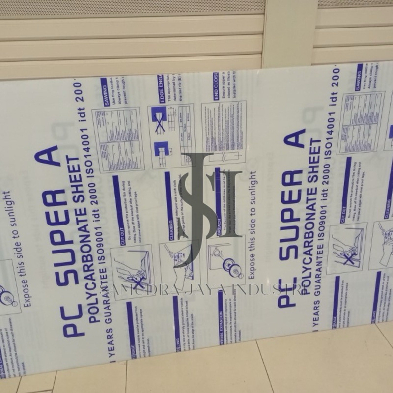 Jual Polycarbonate Lembaran Sheet Solid Clear 3mm x 1220mm x 2440mm | Shopee Indonesia