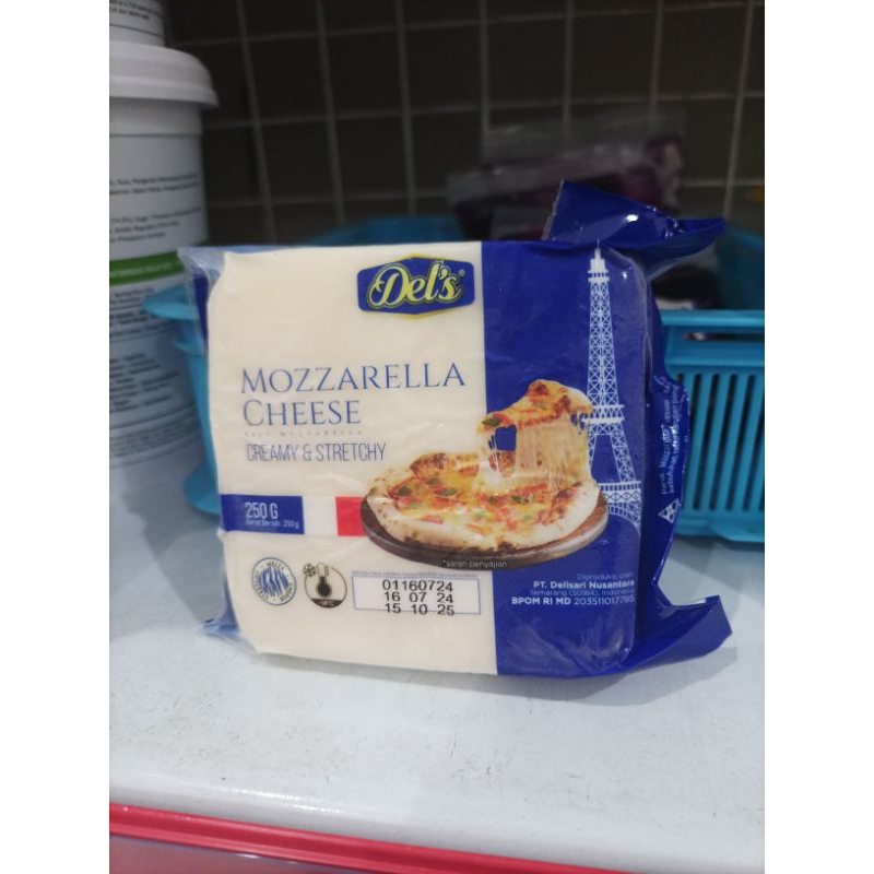 Jual Dels Mozarella Cheeze Keju Mozarella 250 Gram | Shopee Indonesia