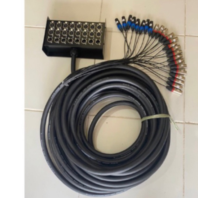 Jual kabel snake 24 chanel 16 input 8 output panjang 50M | Shopee Indonesia