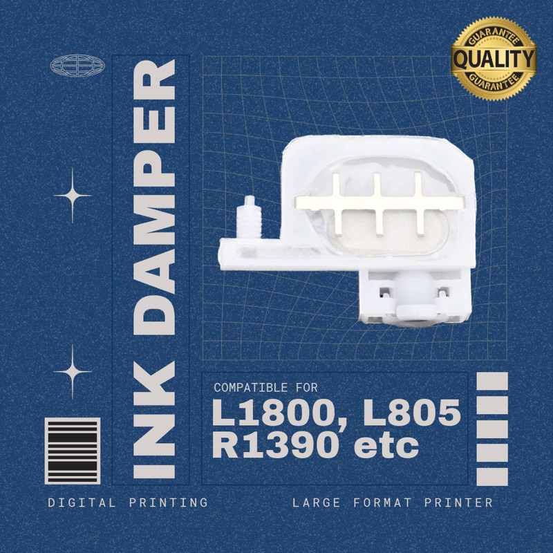 Jual [Jos Print™] Damper Dumper DX3 DX4 DX5 Epson L1800 1300 R1800 1900 ...