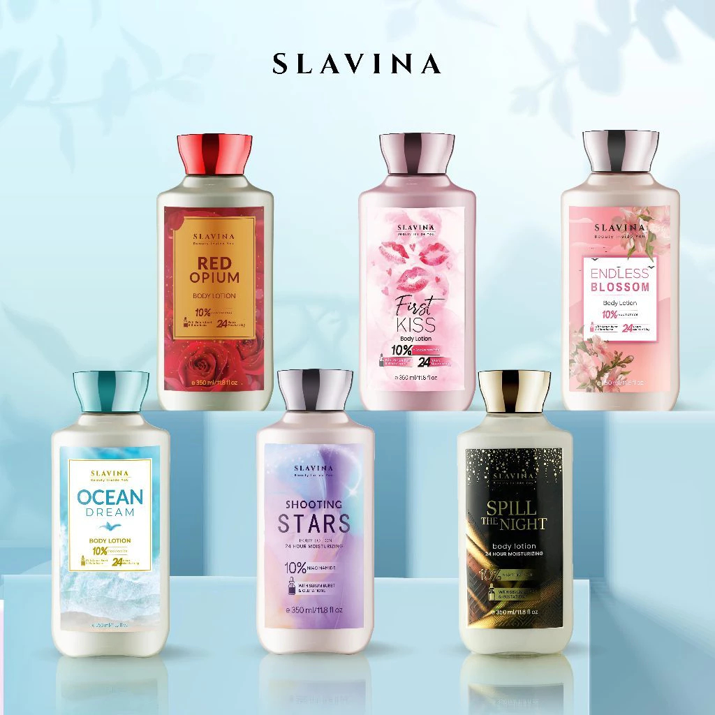Jual handbody lotion SLAVINA 350ml | Shopee Indonesia