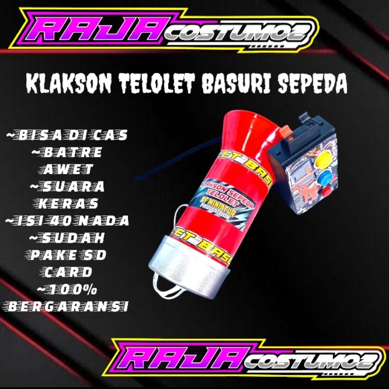 Jual TELOLET BASURI SEPEDA / BASURI EPEDA / KLAKSON TELOLET BASURI ...