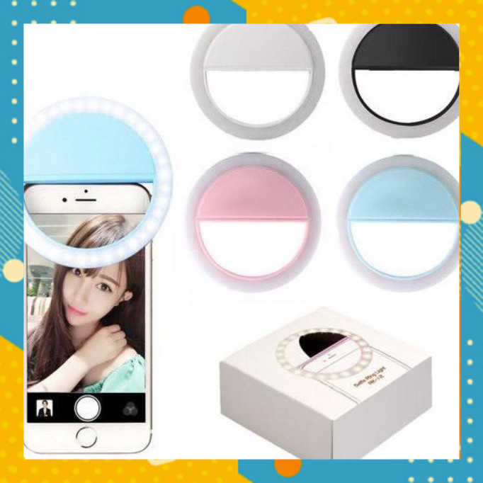 Jual Ring Light Lampu Selfie Bulat Untuk Kamera HP Smartphone Lampu ...