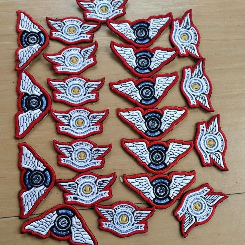 Jual Logo Wing dan Pelopor Atribut Polri Bordir Timbul | Shopee Indonesia