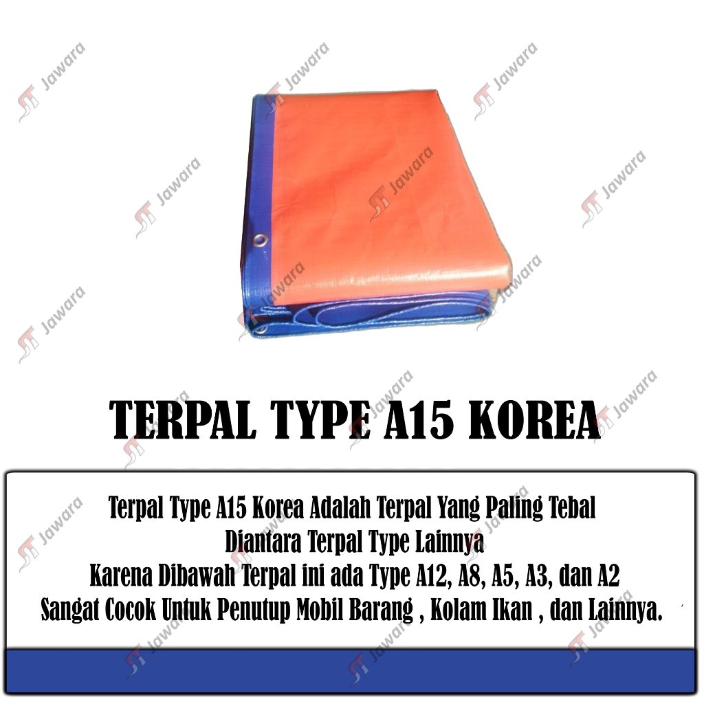 Jual Terpal Tebal A15 Korea Ukuran 11x11 Original | Shopee Indonesia