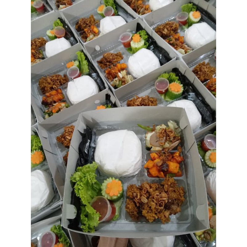 Jual Paket Nasi Box Murah/Paket Nasi Box/Nasi Box 30ribuan | Shopee ...