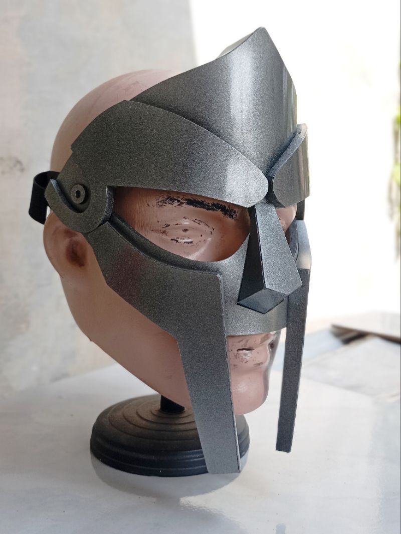 Jual Topeng Pesta Cosplay Custom - Gladiator Maximus MF DOOM Half Mask ...