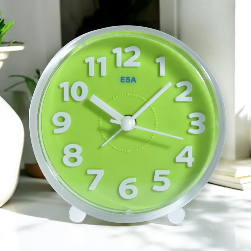 Jual ESA Jam Weker Alarm Clock Desain Minimalis Bentuk Lucu Warna Warni ...