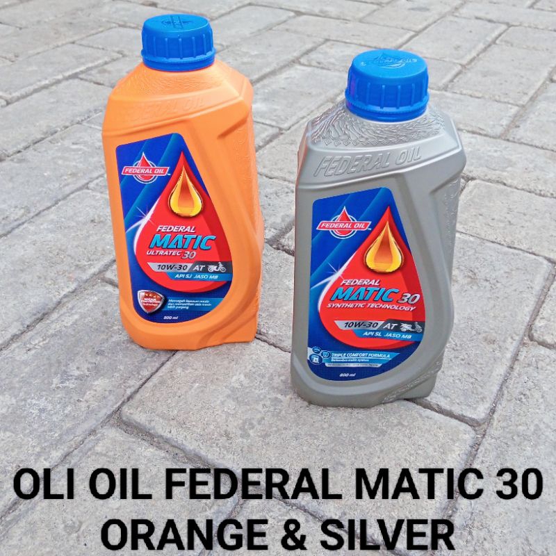 Jual OLI OIL FEDERAL MATIC 30 SAE 10W30 800ML ( SPESIALIS DINGIN ...