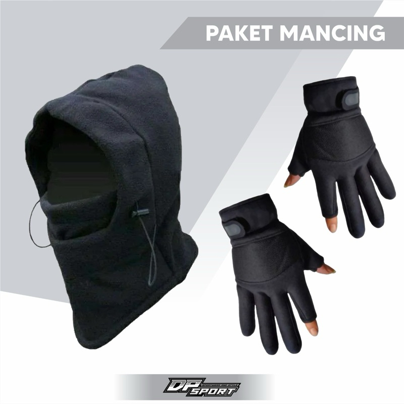 Jual Paket hemat buff masker pelindung panas polar dan sarung tangan ...