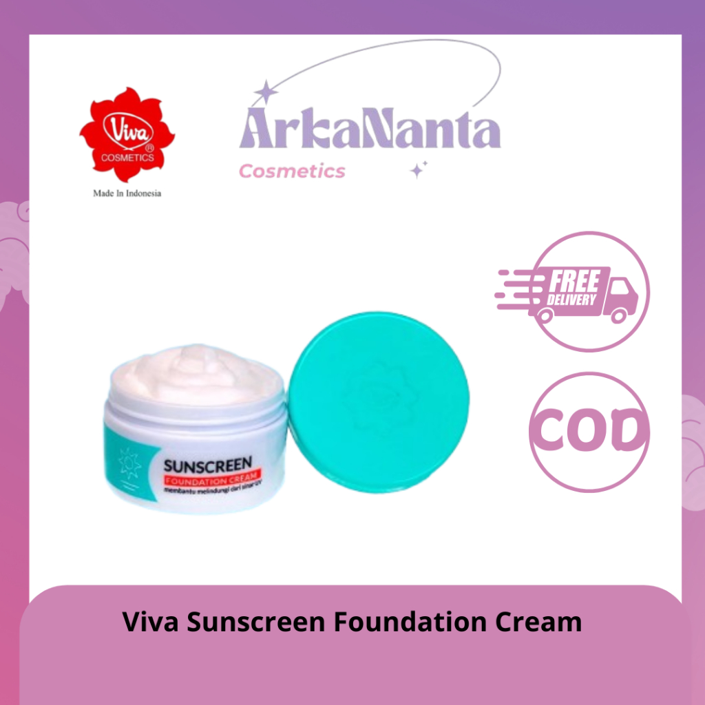 Jual Viva Sunscreen Foundation - UV FILTER (22 gr) | Shopee Indonesia