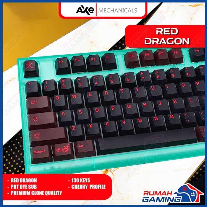 Jual AXE MECHANICALS - Cherry - Red Dragon - Pbt - Dye Sub | Shopee Indonesia