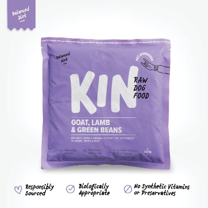 Jual Kin Dog Food - Goat Lamb & Green Beans 500g | Shopee Indonesia