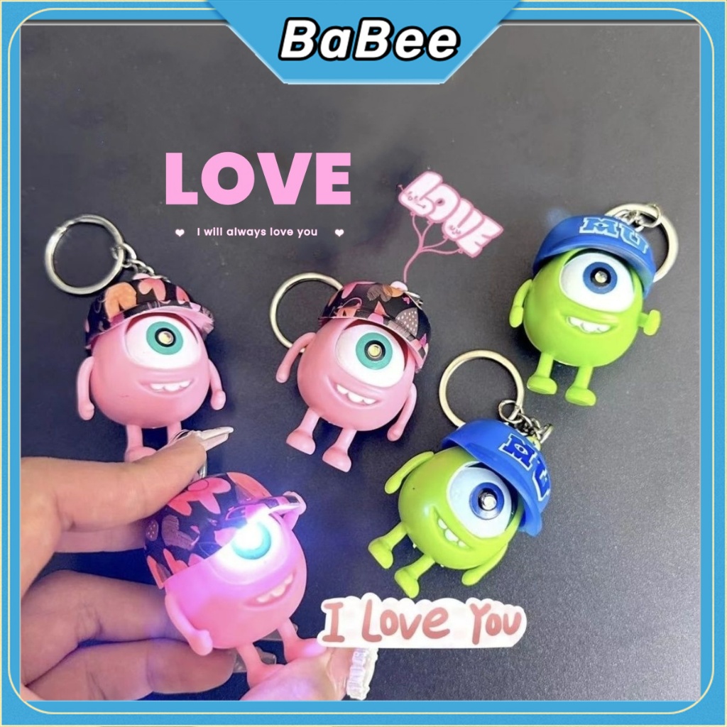 Jual Babee Toy Gantungan Kunci I LOVE YOU LED Night Light Keychain ...