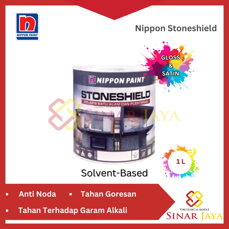 Jual STONESHIELD CAT -1L-NIPPON PAINT- PELAPIS BATU ALAM DAN PLESTERAN ...