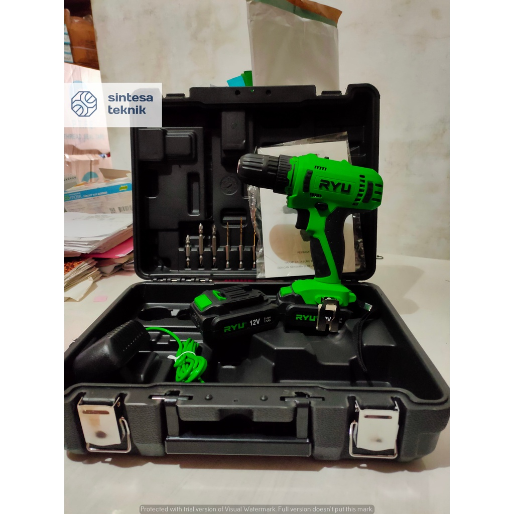 Jual MESIN BOR CAS BATERAI RYU RCD 12v Original [pengiriman dari ...