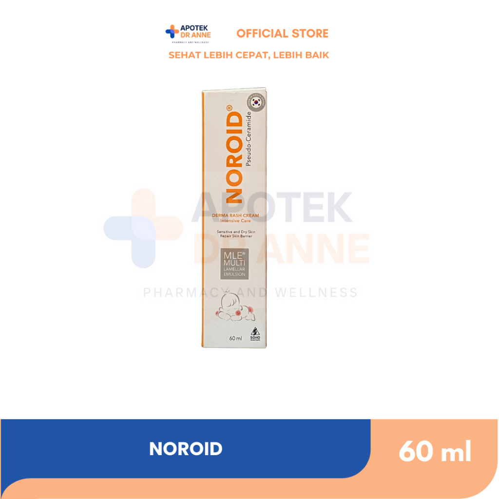 Jual Noroid Derma Rash Soho Krim 60 ml | Shopee Indonesia