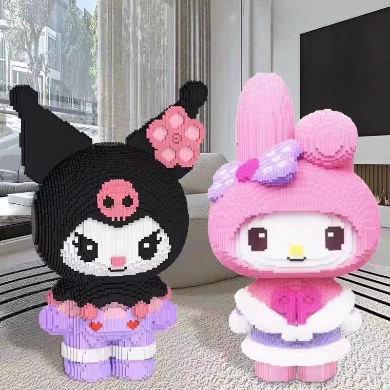 Jual 【READY】55CM Besar Nano Block Sanrio Anime Series Bricks Education ...