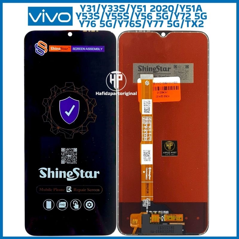 Jual Lcd Touchscreen Vivo Y31 / Y33S / Y51 2020 / Y51A / Y53S / Y55S/Y56 5G / Y72 5G / Y76 5G ...