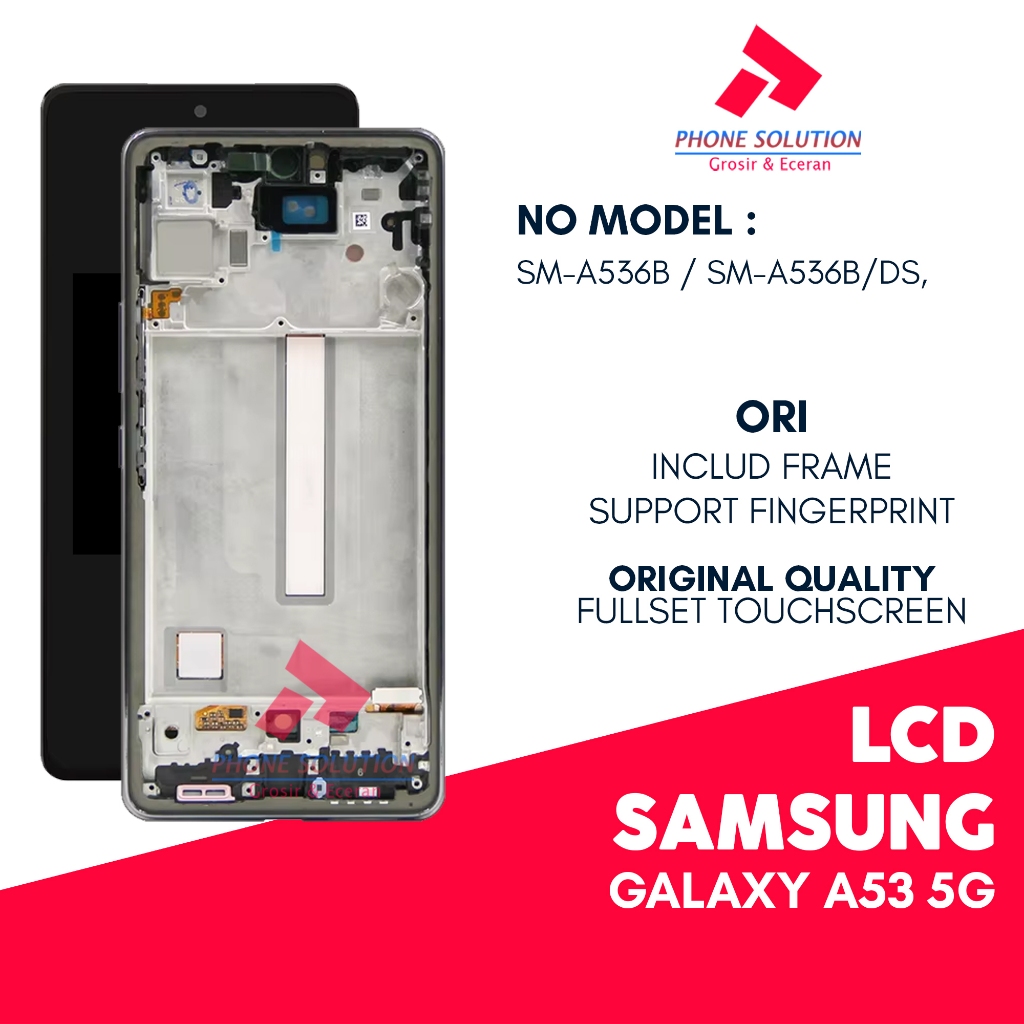 Jual LCD Samsung A53 5G - Fullset Touchscreen Include Frame Finger ...
