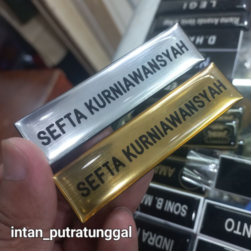 Jual Papan Nama Grafir Lapis Resin 2x8cm | Shopee Indonesia