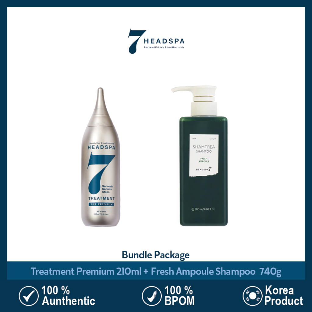 Jual HEADSPA7 Bundle Package - Treatment Premium 210ml + Fresh Ampoule ...