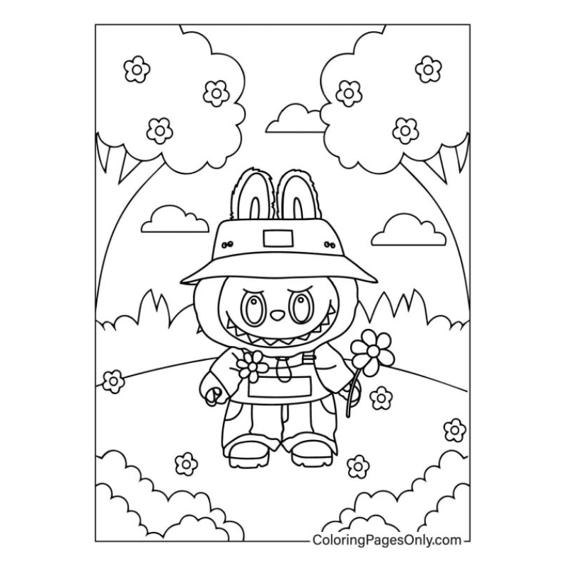 Jual Gambar mewarnai labubu. gambar. labubu. | Shopee Indonesia