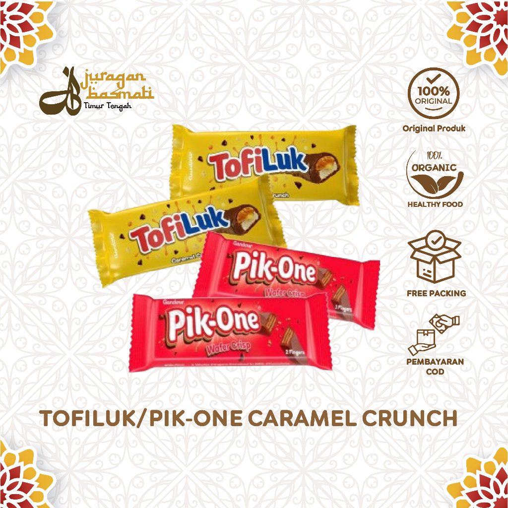 Jual TOFILUK CARAMEL CRUNCH / PIK-ONE CRUNCH | Shopee Indonesia