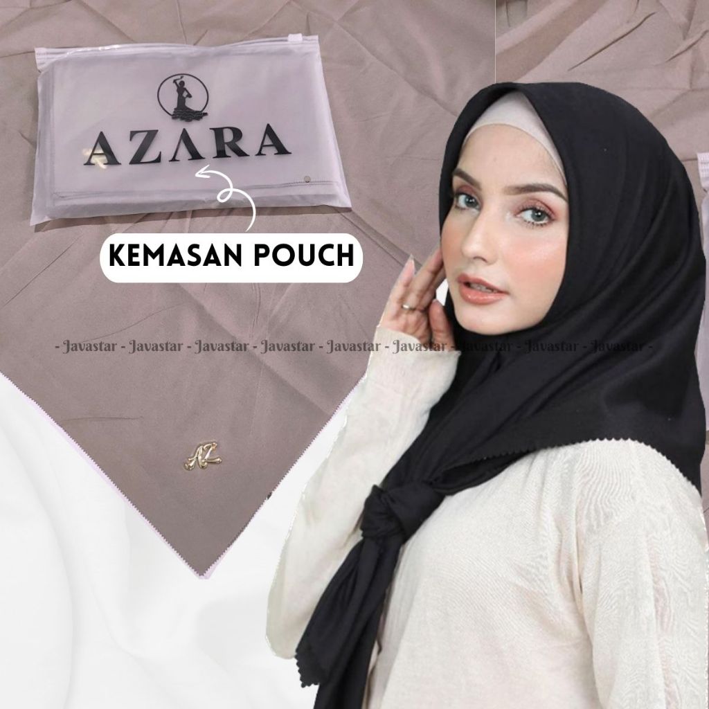 Jual Jilbab Azara Voal Oskara Logo Metal Emas Gold, hijab segi empat ...