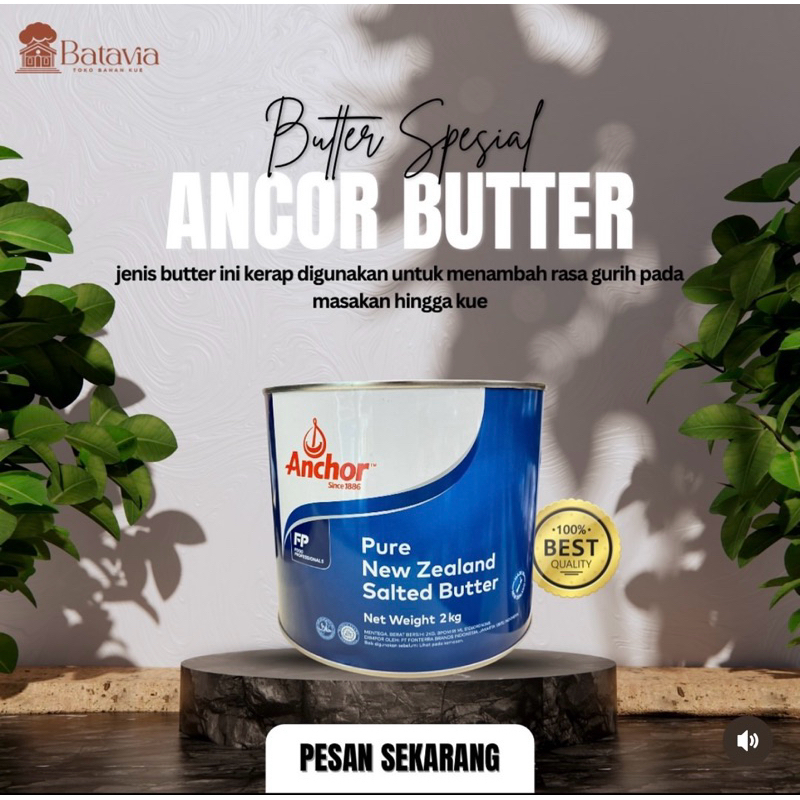 Jual ANCOR SALTED BUTTER FP | Anchor 2kg | Shopee Indonesia