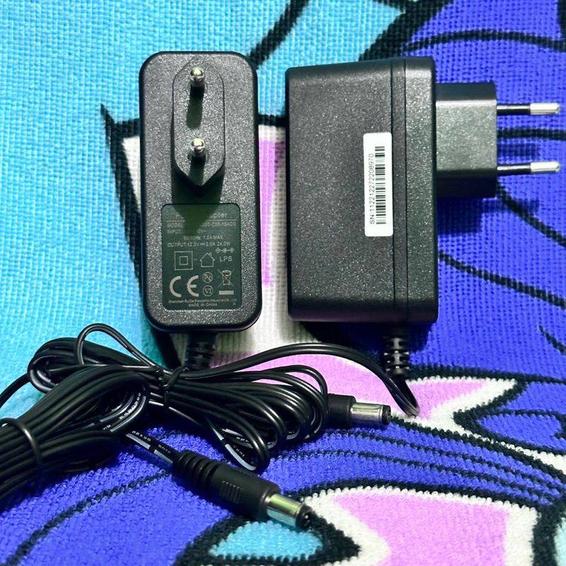 Jual adaptor LPS baru/gres 12v 2a dan 1,5a super original buat ONT ...