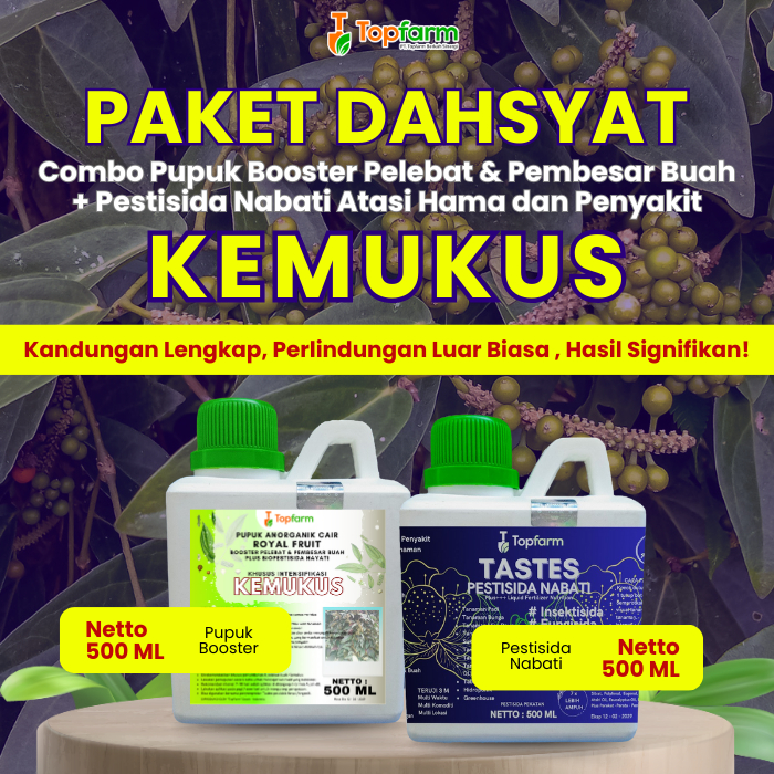 Jual Pupuk Pestisida Topfarm / Pupuk Khusus Tanaman Kemukus / Pupuk Kemukus Cair / Pupuk Khusus ...