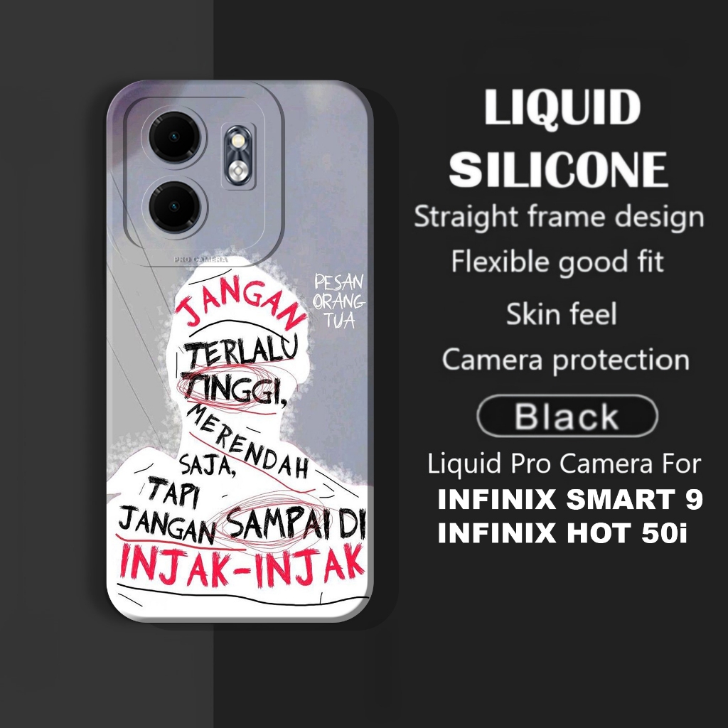 Jual RJ71 Softcase karet untuk Infinix Smart 9 Infinix Hot 50i Terbaru 2024 Motif gambar ...