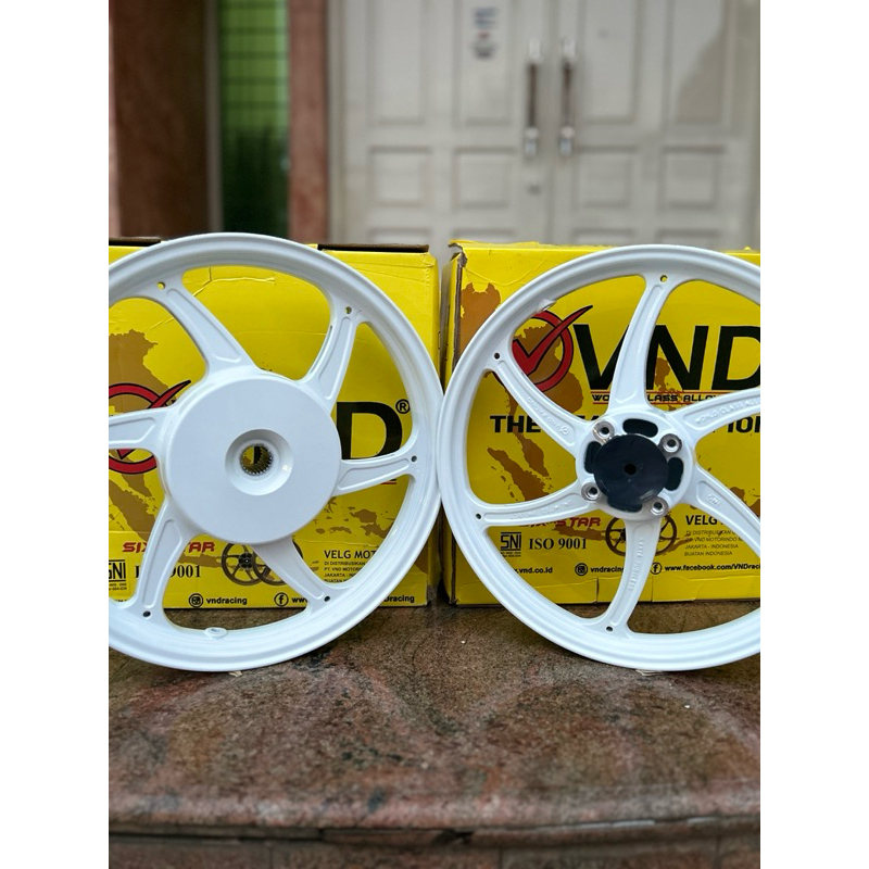 Jual VELG VND SIX STAR V1 MIO 125/MIO M3/GEAR/FINO 125/XEON 125 DISC ...