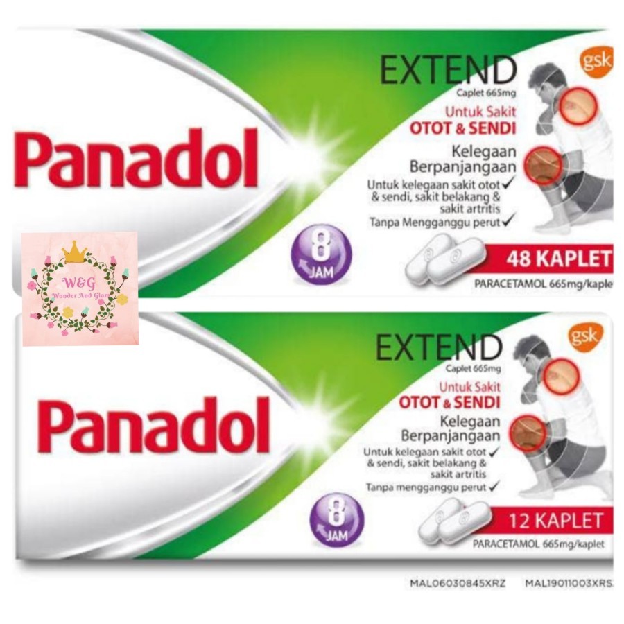 Jual Panadol Extend Untuk Otot & Sendi Original Import Malaysia ...