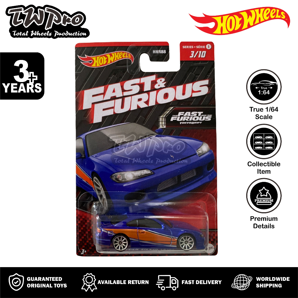 Jual Hot Wheels Fast & Furious Basic Series 2023 - Nissan Silvia (515) - Monalisa - Wave 1 ...