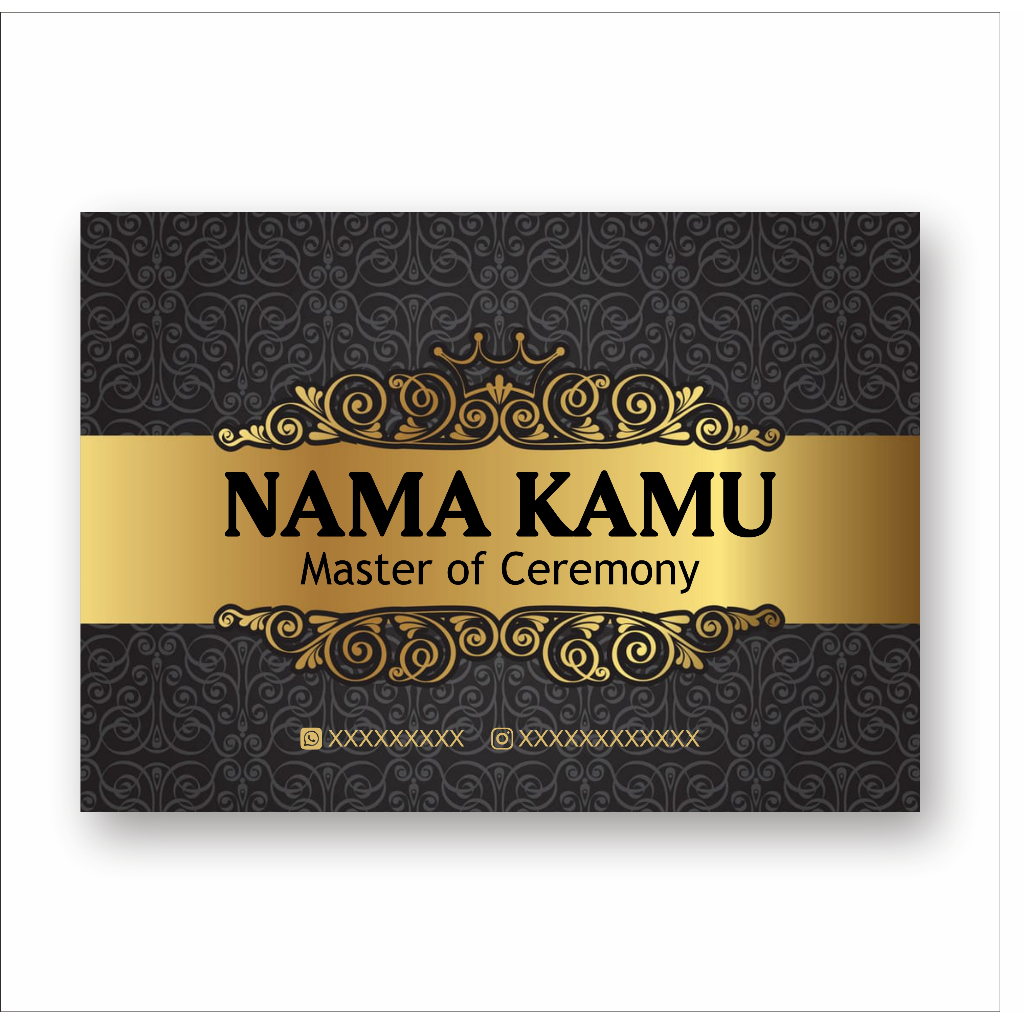 Jual Cue card MC Qcard Hardcover laminasi (waterproof) cuecard mc ...