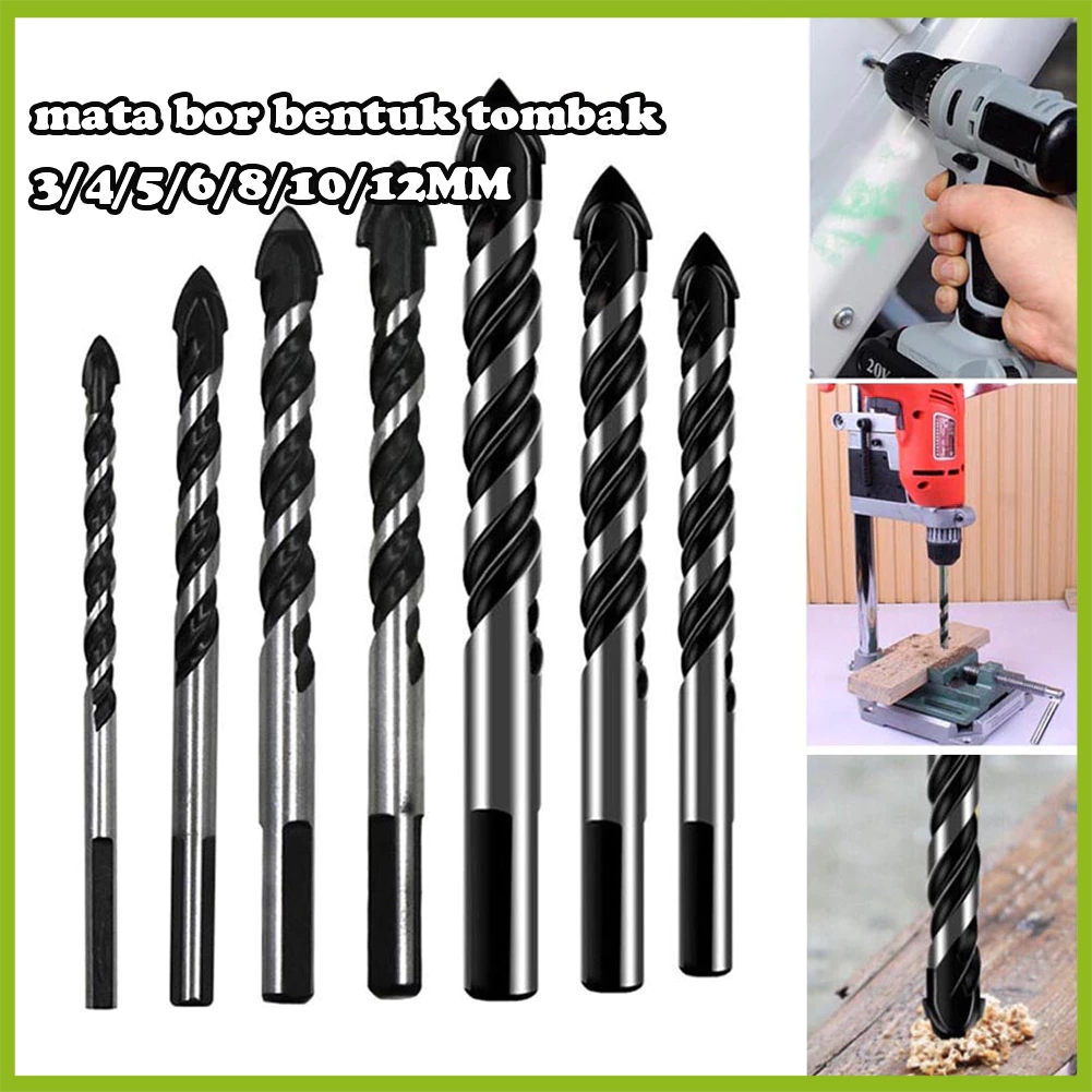 Jual 7PCS MATA BOR TOMBAK KACA KERAMIK GRANIT PORSELIN KACA 3/4/5/6/8 ...