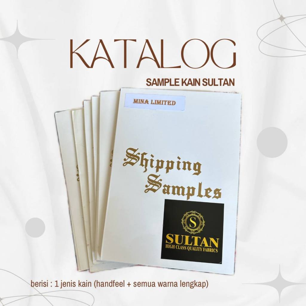 Jual KATALOG BUKU SAMPLE KAIN SULTAN | Shopee Indonesia