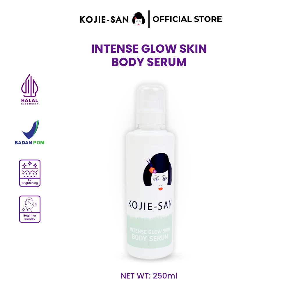 Jual KOJIE-SAN Body Serum Intense Glow Skin 250ml 3X Menghidrasi dan ...