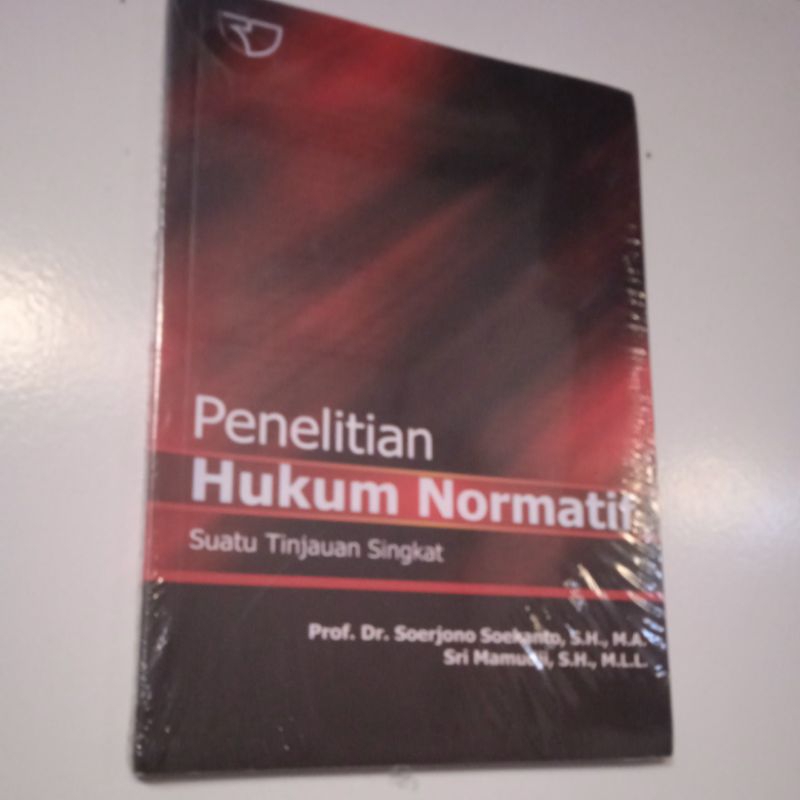Jual Buku Penelitian Hukum Normatif Suatu Tinjauan Singkat Prof. Soerjono Soekanto SH | Shopee ...
