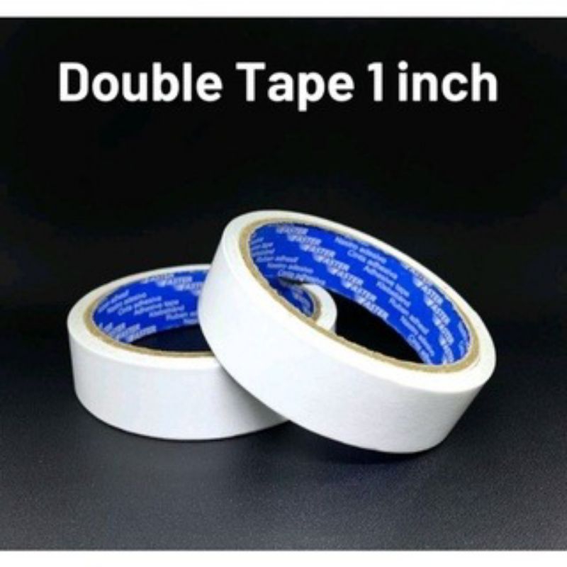 Jual Double Tip/double tape 1 inchi/lem | Shopee Indonesia