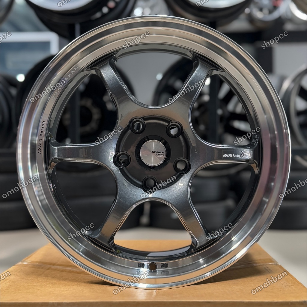 Jual Velg Mobil Advan Racing RGD2 R17 PCD 5x114,3. Glossy Gunmetal ...