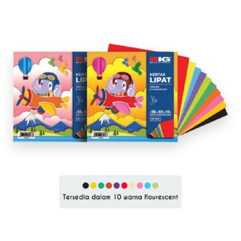 Jual KERTAS ORIGAMI BIG DOUBLE / BOLAK BALIK UKURAN 16 X 16 (ISI 50 ...