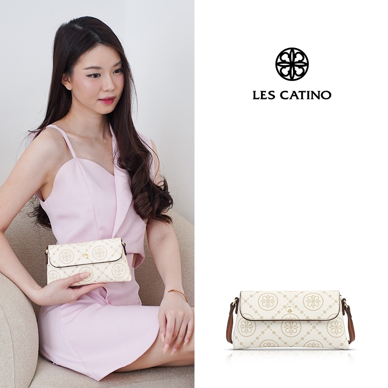 Jual Tas Selempang Les Catino Nile Round Flap Crossbody | Shopee Indonesia