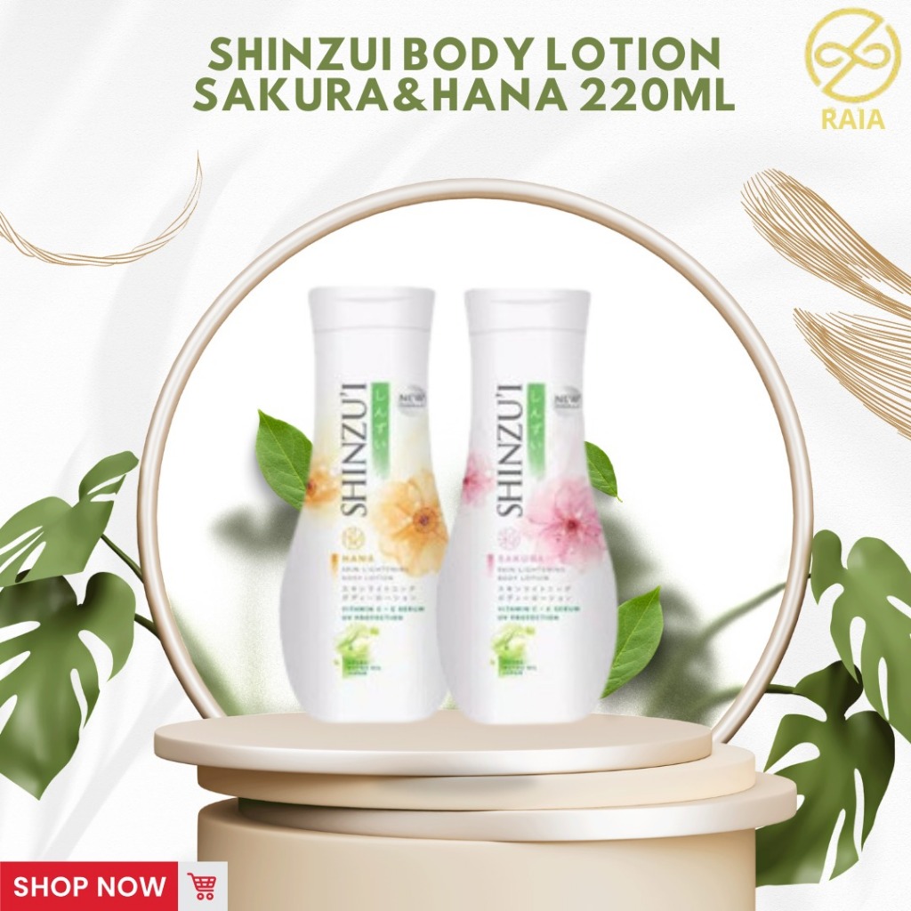 Jual SHINZUI BODY LOTION SAKURA SKIN LIGHTENING BODY LOTION 210ml ...