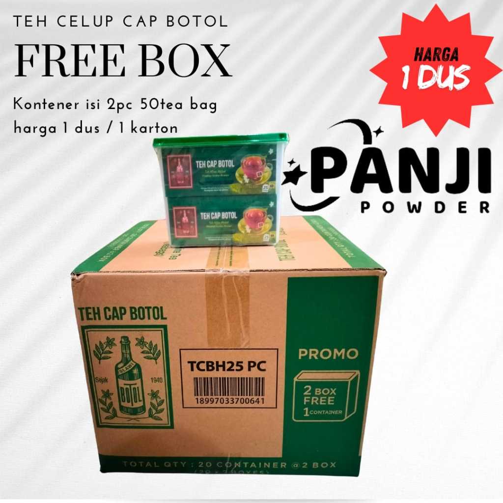 Jual TEH CAP BOTOL FREE BOX TEH BOTOL CELUPI TEH CELUP CAP BOTOL HIJAU ...